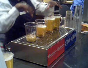 Bottoms Up Beer Dispenser is Cool!